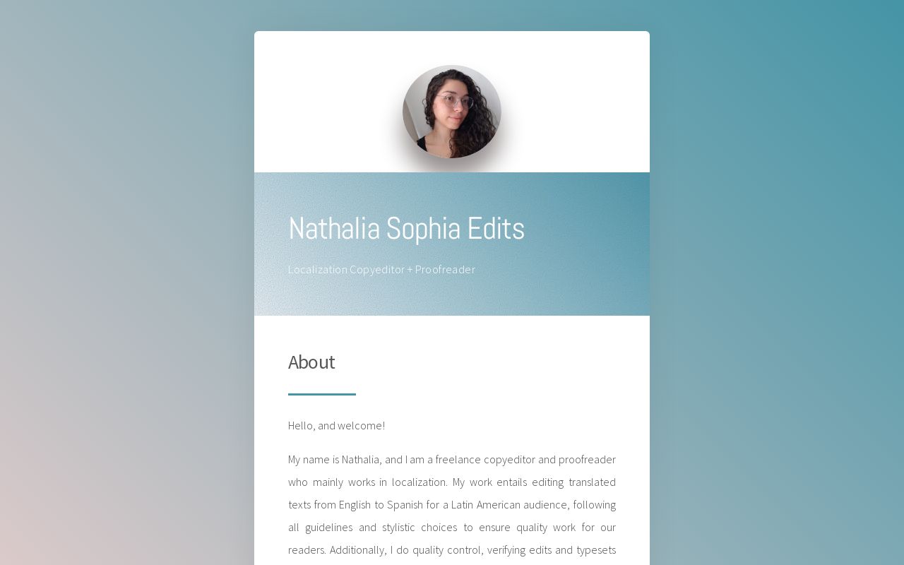 Nathalia Sophia Edits